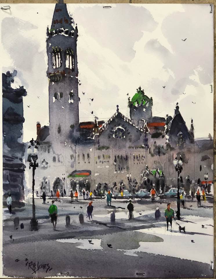 New! Boston Calendar showing the Paintings of Richard Burke Jones